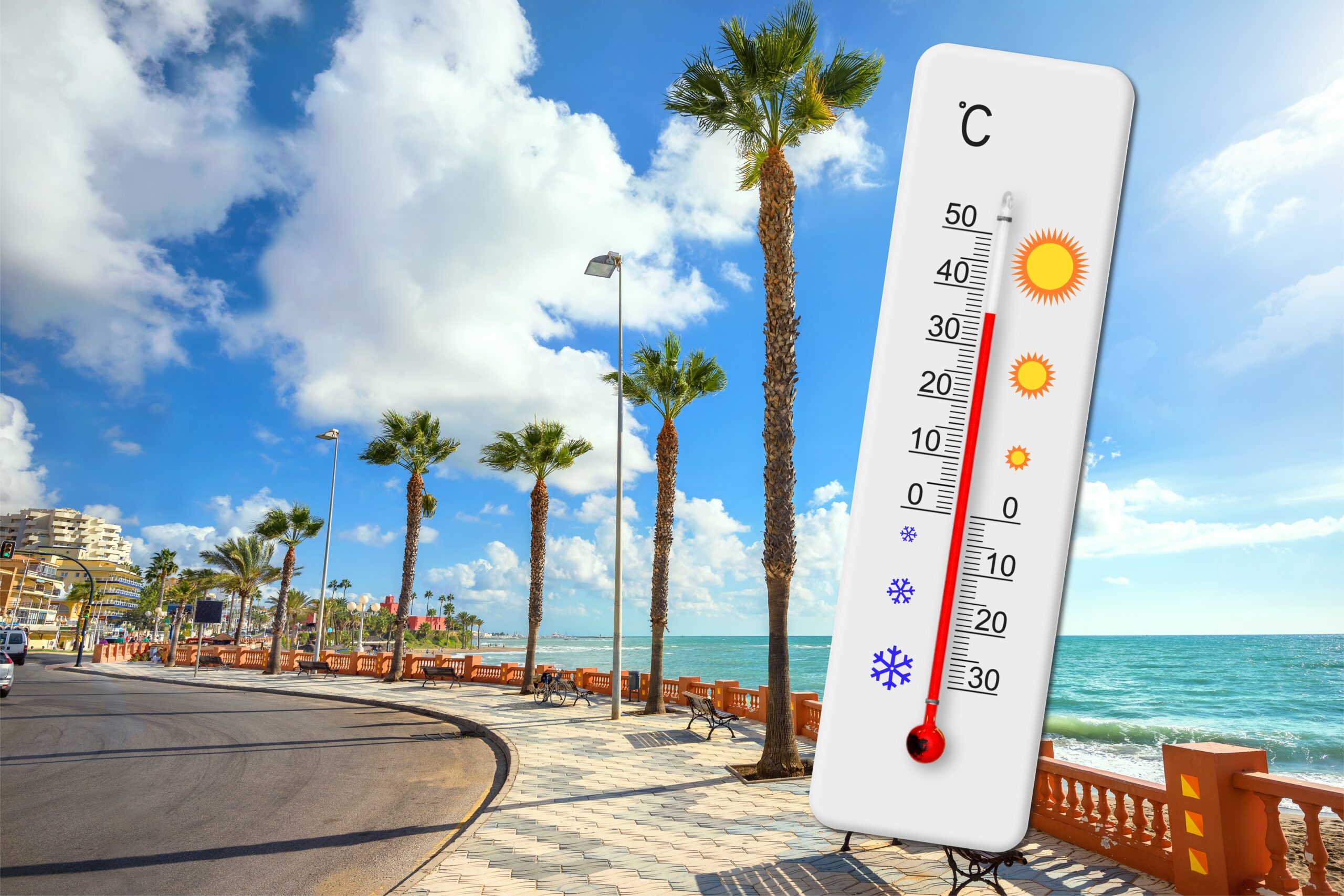 April avslutas med maxtemperaturer på 36 grader i Málaga – En Sueco